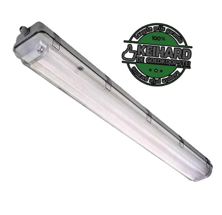 LED TL ARMATUUR WATERPROOF 2 X 18WATT 120CM 120 LUMEN - Led Eindhoven